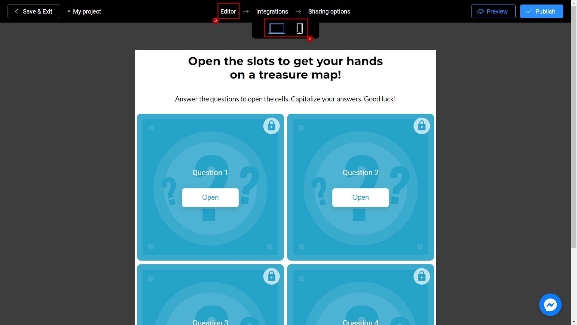 How to Create a Treasure Hunt Game - Interacty Help Center